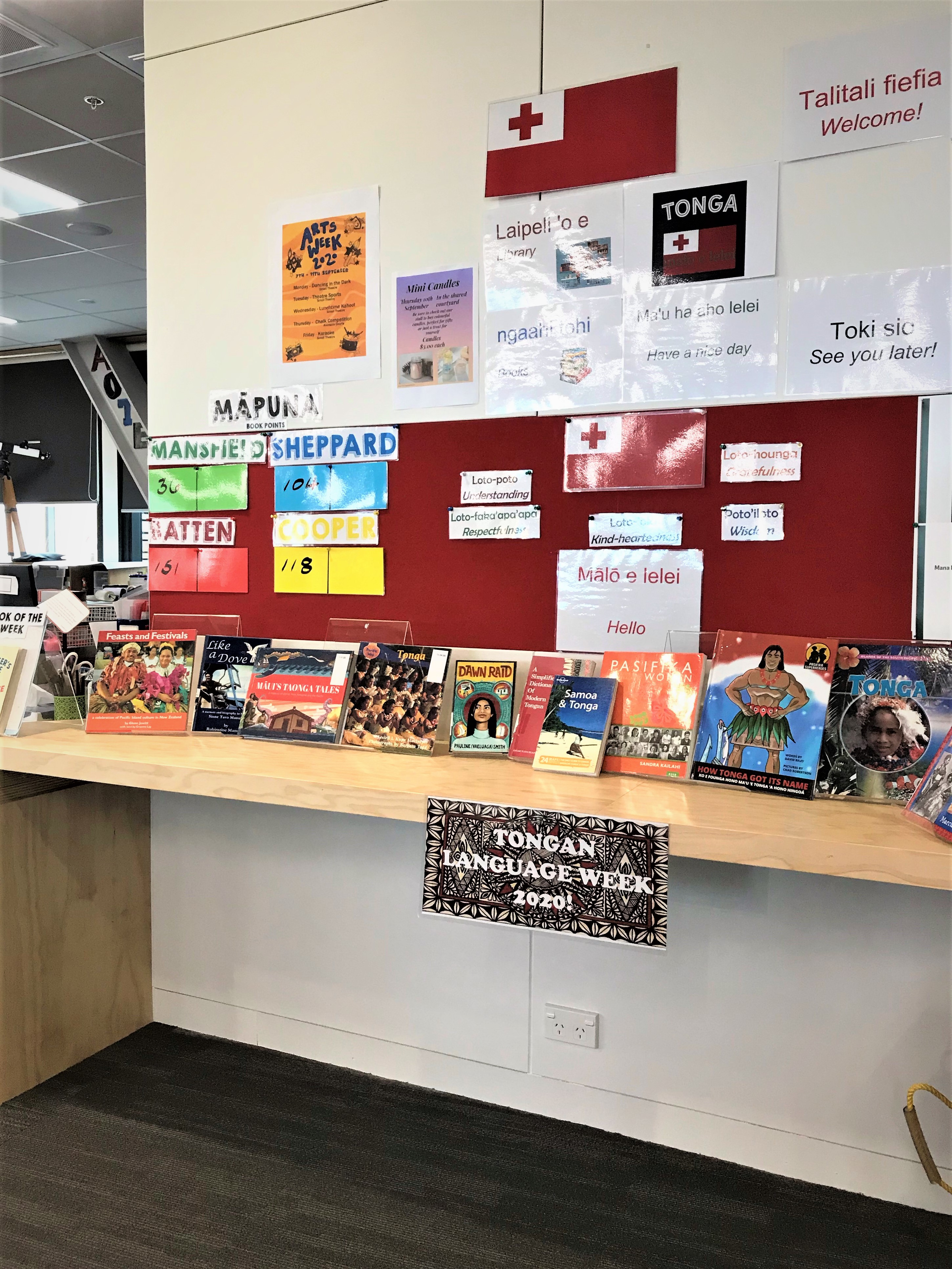 Māpuna Library’s Tongan Language Week Display! – Māpuna Library